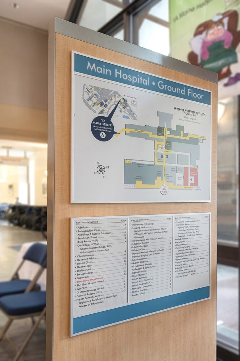 Togus VA Medical Center | Creative Sign Systems